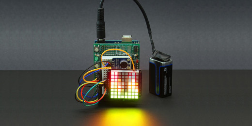 This Diy Arduino Based Visualizer Grooves To Music Playing Around You Tech Gear Clothing